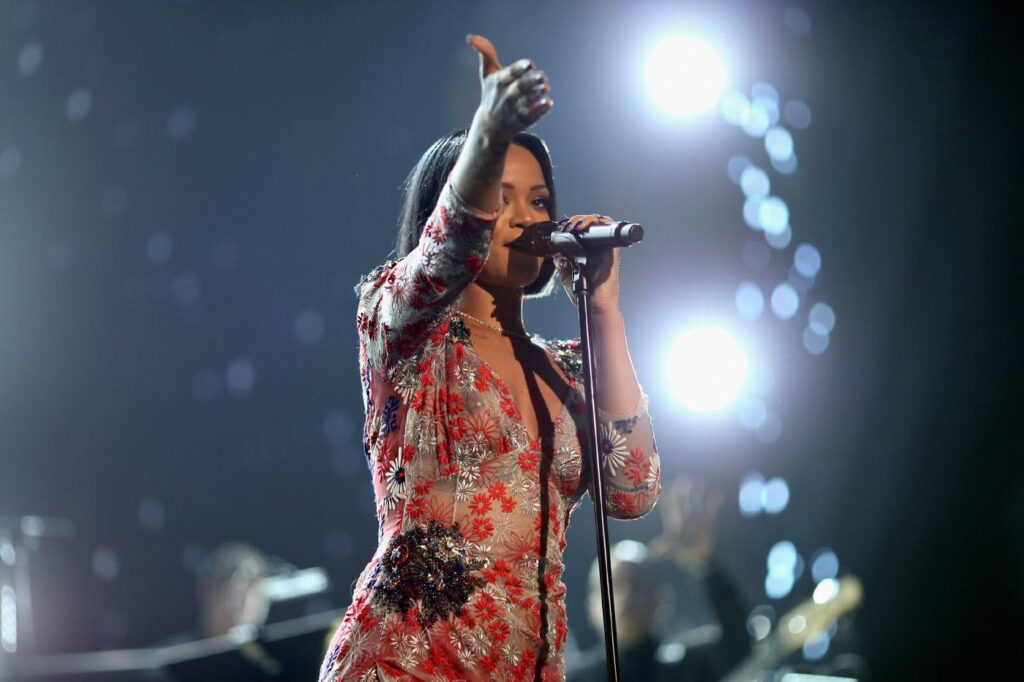 Rihanna Nude Sheer See Through Dress Nip Slip Photos Leaked Influencers Gonewild