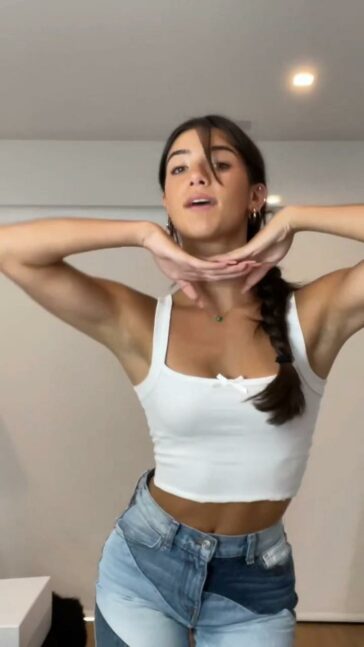 Charli Damelio Sexy Tank Top Dance Video Leaked Influencers Gonewild